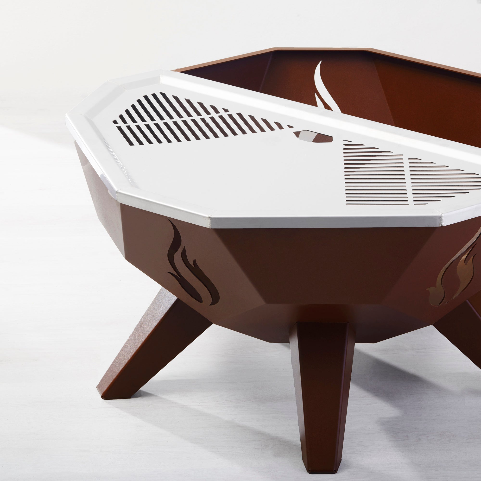 Soccer Ball Fire Pit Grill – Metal Trend