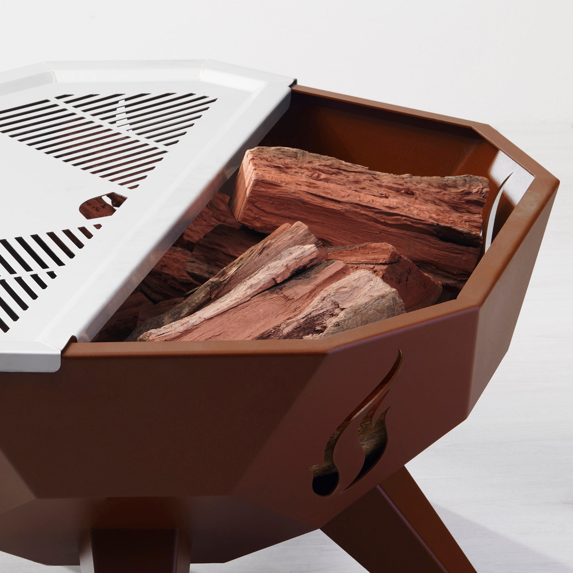 Soccer Ball Fire Pit Grill – Metal Trend